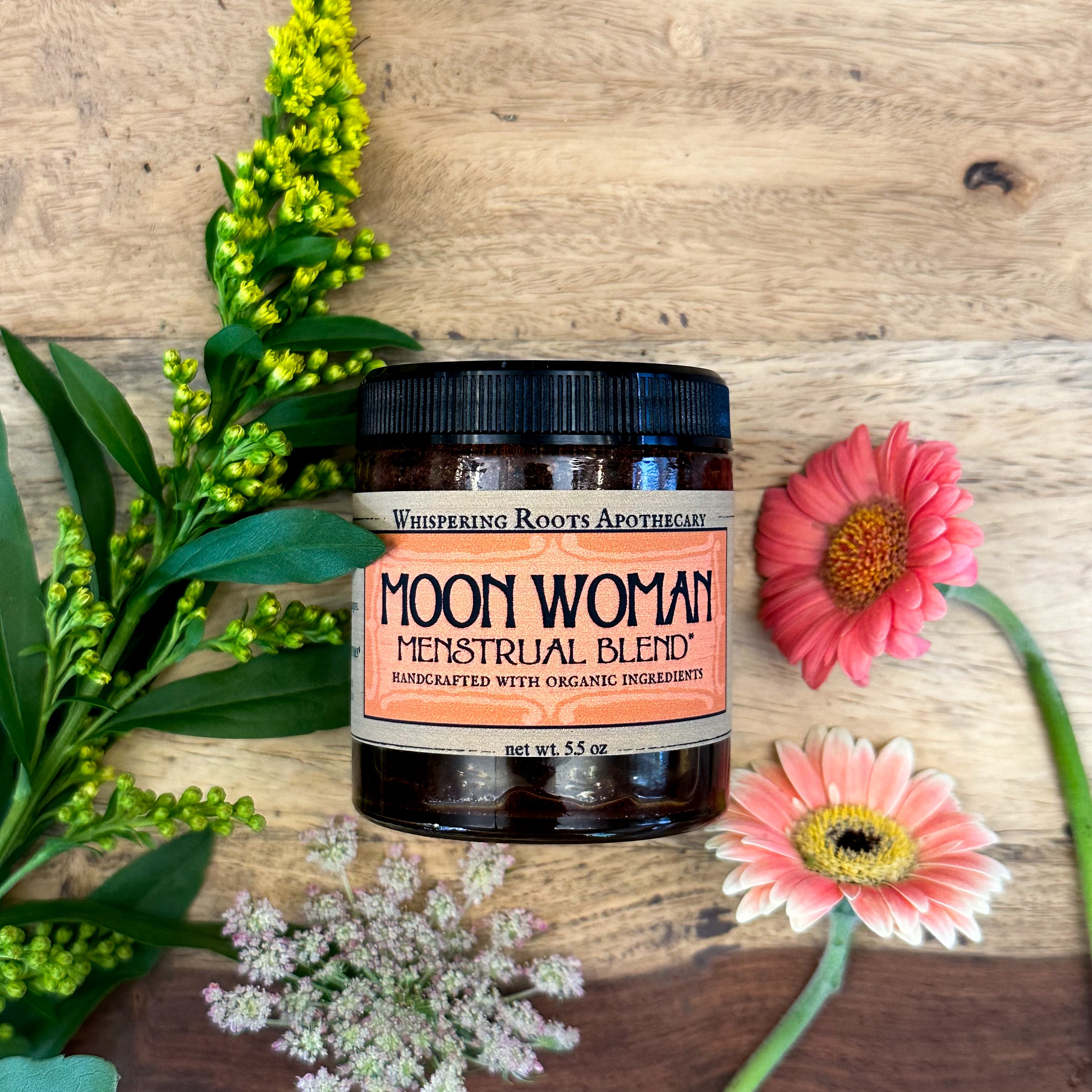 Moon Woman // Menstrual Support* – Whispering Roots Apothecary